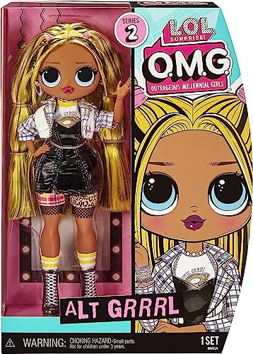 L.O.L. Surprise! OMG Alt Grrrl Fashion Doll – Great Gift for Kids Ages 4+