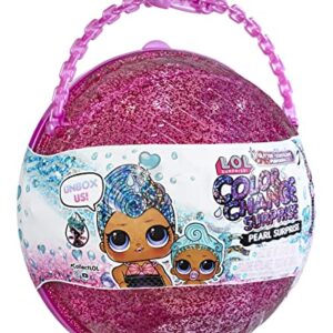 L.O.L. Surprise! Glitter Color Change Pearl (Purple) with 6 Surprises- Exclusive Collectible Doll & Lil Sister in Interactive Playset, Holiday Toy, Great Gift for Kids Ages 4 5 6+ Years Old