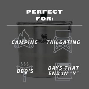 Stanley Adventure 4-Person Cookset, 11-Piece Camping Cooking Kit with 2.6 Quart Stainless Steel Pot and Utensils