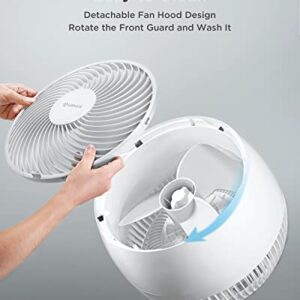 AIRMATE Air Circulator Fan with Remote,Oscillating Fans for Indoors Turbo Silence, Pedestal Fan, Cooling Fan with 4 Modes 12 Speed, Standing Fans for Home, Office, Bedroom