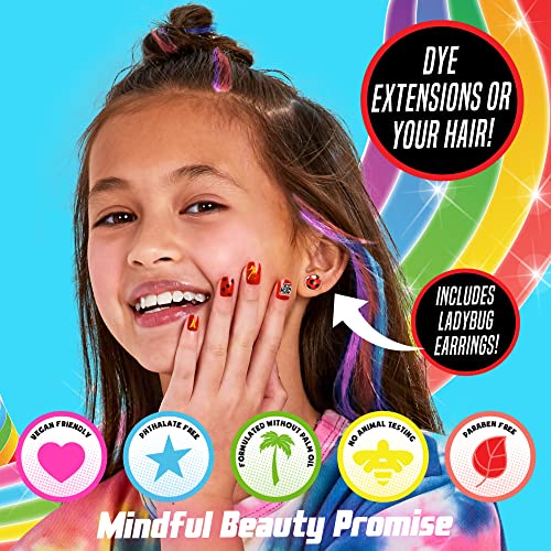 Miraculous Spots On Beauty Makeover Beauty Studio for Kids, Create Your Own Hair Art & Manicure Kit, Great for Girls Sleepover & Birthday Party, Fashion Party Ideas, Nail Art for Kids Ages 6, 7, 8, 9