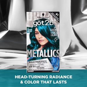 Got2b Metallics Permanent Hair Color, M77 Mermaid Green