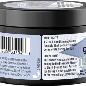 Got2b Color Pop Semi-Permanent Hair Color Mask, Silver, 5.1 oz