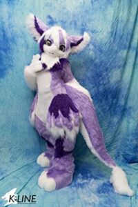 furrywu studio jackalope pegasus cooker spaniel huksy dog fursuit teen costumes child full furry suit fursona kigurumi digitigrade anime