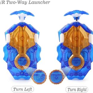 Battling Tops Burst Battle B-189 Guilty Longinus Kr MDS-2 Gyro Toys for Kids with B-184 Custom Bey Launcher