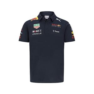 red bull puma racing - official formula 1 merchandise - 2022 team polo - men - navy - xxl