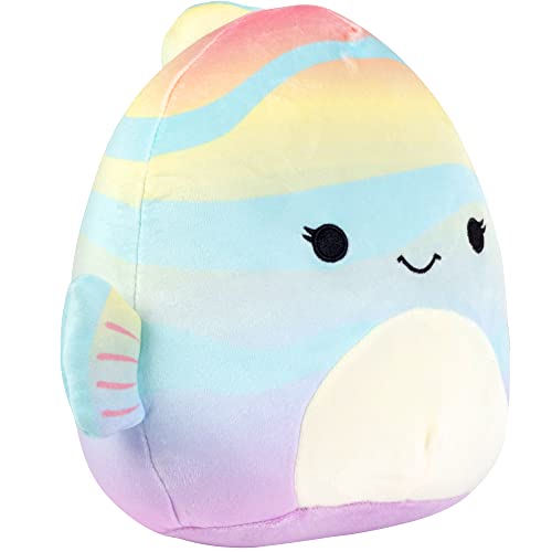 Squishmallows 8" Canda The Rainbow Fish - Officially Licensed Kellytoy Plush - Collectible Soft & Squishy Stuffed Animal Toy - Add to Your Squad - Gift for Kids, Girls & Boys - 8 Inch