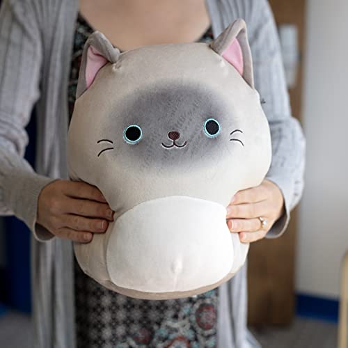 Squishmallows 10" Felton The Siamese Cat - Officially Licensed Kellytoy Plush - Collectible Soft & Squishy Kitty Stuffed Animal Toy - Add to Your Squad - Gift for Kids, Girls & Boys - 10 Inch