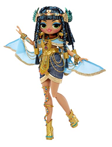 LOL Surprise OMG Fierce Collector Cleopatra Fashion Doll- Limited Edition 11.5" Premium Collector Doll with Luxe Blue & Gold Royal Outfit Accessories, Holiday Toy, Great Gift for Ages 4 5 6+ Years Old