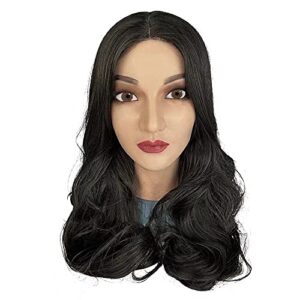 realistic silicone female mask yennefer crossdressing headwear masks for crossdressers cosplay halloween dragqueen