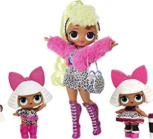 L.O.L. Surprise! OMG Diva Family with 45 Surprises Including (1) Pink Fashion Doll with (4) Collectible Dolls and Accessories Toy Playset