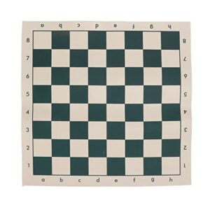 Portable Chess Board 34.5x34.5cm PVC Soft Chess Board Tournament Style Chess Set for Travel Camping