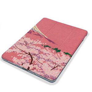 Cute Sakura Tree Japanese Flower case Compatible with iPad Mini Air Pro 7.9 8.3 9.7 10.2 10.9 11 12.9 inch Pattern Cover New 2022 2021 Trifold Stand 3 4 5 6 7 8 9 Generation (12.9 Pro 3/4/5 gen)