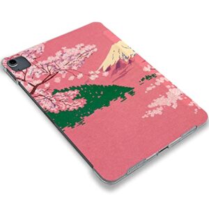 Cute Sakura Tree Japanese Flower case Compatible with iPad Mini Air Pro 7.9 8.3 9.7 10.2 10.9 11 12.9 inch Pattern Cover New 2022 2021 Trifold Stand 3 4 5 6 7 8 9 Generation (12.9 Pro 3/4/5 gen)