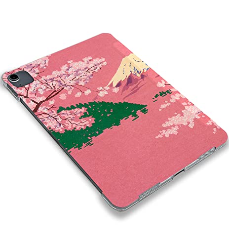 Cute Sakura Tree Japanese Flower case Compatible with iPad Mini Air Pro 7.9 8.3 9.7 10.2 10.9 11 12.9 inch Pattern Cover New 2022 2021 Trifold Stand 3 4 5 6 7 8 9 Generation (12.9 Pro 3/4/5 gen)