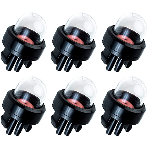 BlueStars 6 Pcs 530047721 503936601 188-512 Primer Bulb - for 2-Cycle Small Engine Poulan PP136 PP136E PP330 Echo Chainsaw Ryobi BP42 Homelite Bolens String Trimmer Leaf Blower 125B 125BX 125BVX