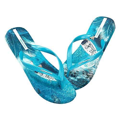 Hotmarzz Men's Slippers Flip Flops 2021 Series Size 13 US / 46 EU, 0888 Blue