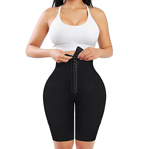 FeelinGirl Shapewear for Women Tummy Control Waist Trainer Short Body Shaper Plus Size Thigh Slimmer Butt Lifting