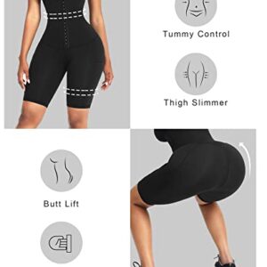 FeelinGirl Shapewear for Women Tummy Control Waist Trainer Short Body Shaper Plus Size Thigh Slimmer Butt Lifting