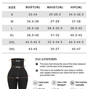 FeelinGirl Shapewear for Women Tummy Control Waist Trainer Short Body Shaper Plus Size Thigh Slimmer Butt Lifting