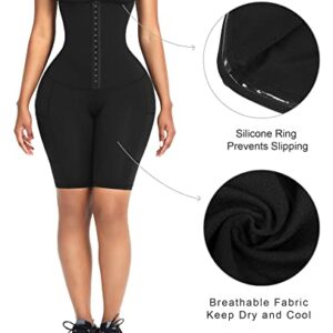 FeelinGirl Shapewear for Women Tummy Control Waist Trainer Short Body Shaper Plus Size Thigh Slimmer Butt Lifting