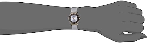 Anne Klein Women's Glitter Accented Mesh Bracelet Watch