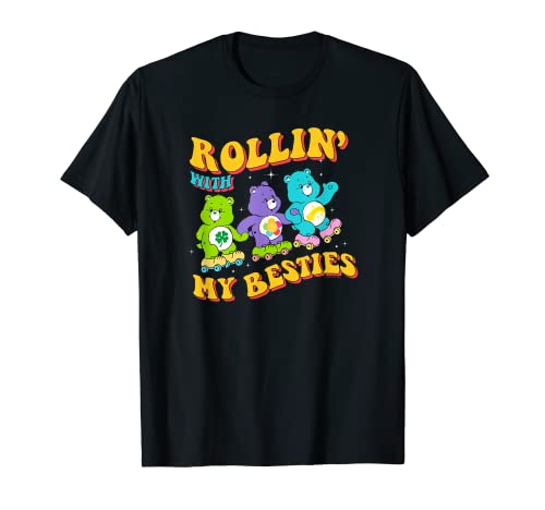 Care Bears Rollin' With My Besties Retro Skating Group T-Shirt