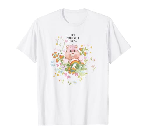 Care Bears Cheer Bear Let Yourself Grow Floral T-Shirt