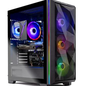 Skytech Chronos Gaming PC Desktop – INTEL Core i7 12700K 3.6 GHz, RTX 3080, 1TB NVME SSD, 32G DDR5, 750W GOLD PSU, AC Wi-Fi, Windows 10 Home 64-bit