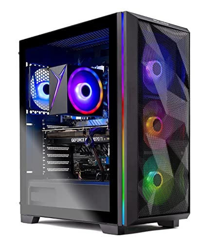 Skytech Chronos Gaming PC Desktop – INTEL Core i7 12700K 3.6 GHz, RTX 3080, 1TB NVME SSD, 32G DDR5, 750W GOLD PSU, AC Wi-Fi, Windows 10 Home 64-bit