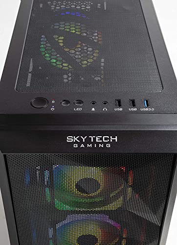 Skytech Chronos Gaming PC Desktop – INTEL Core i7 12700K 3.6 GHz, RTX 3080, 1TB NVME SSD, 32G DDR5, 750W GOLD PSU, AC Wi-Fi, Windows 10 Home 64-bit