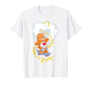 care bears tenderheart skateboarding bear t-shirt