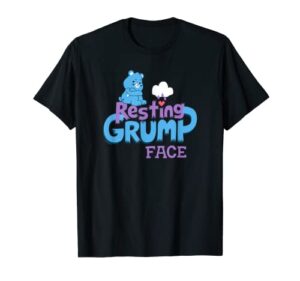 care bears grumpy bear resting grump face humor t-shirt