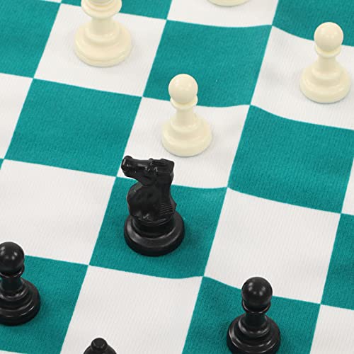 Demeras Portable Chess Board Set, Increase Feelings Compact Roll Up Chess Board Set for Picnic for Children for Family Gatherings(Wang Gao 75MM)