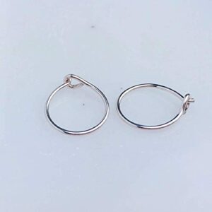 Sterling Silver Small Huggie Hoop Earrings for Women Girls, Hypoallergenic Tiny Thin Silver Hoops