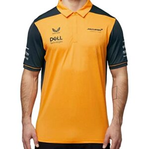 McLaren F1 Men's 2022 Team Polo Shirt (2XL, Orange)