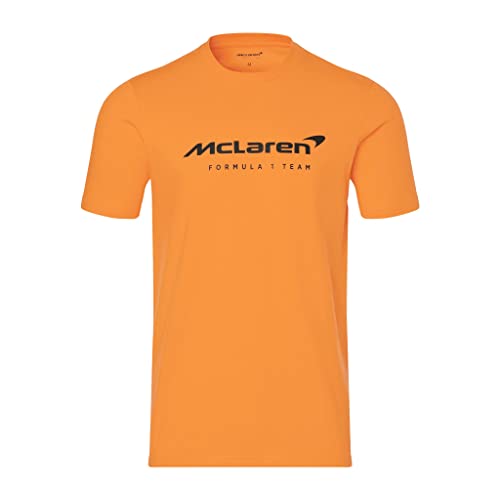 McLaren F1 Men's Core Essentials Logo T-Shirt (L, Orange)