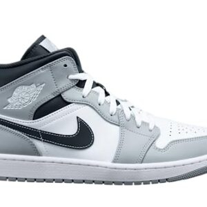 Nike Men's Air Jordan 1 Mid Fitness Shoes, Gray, Size 8 US