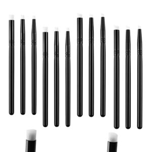 12pcs detailed ink blending brushes for card making, ink blending brushes background blender paintbrush art blending tool for card making small detailed paint brushes 2 kindsbrush heads angled/flat