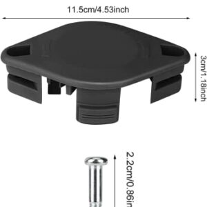 THTEN ACFHRL2 Polycarbonate Bladed and Trimmer Head, AC80RL3 Trimmer Spool Line & AC14HCA Spool Cap Compatible with Ryobi 18-Volt, 24-Volt & 40-Volt Trimmer (17 Pack)