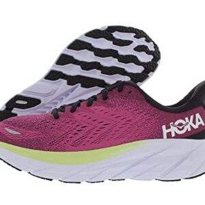 HOKA ONE ONE Clifton 8 Womens Shoes Size 6, Color: Blue Graphite/Ibis Rose