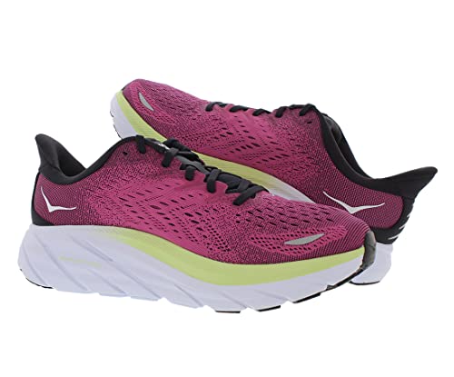 HOKA ONE ONE Clifton 8 Womens Shoes Size 6, Color: Blue Graphite/Ibis Rose