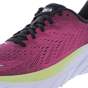 HOKA ONE ONE Clifton 8 Womens Shoes Size 6, Color: Blue Graphite/Ibis Rose