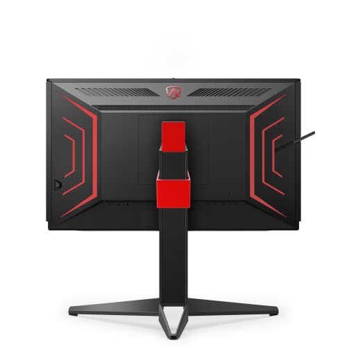 AOC Agon PRO AG254FG 25" Tournament Gaming Monitor, FHD 1920x1080, 360Hz, 1ms, DisplayHDR 400, G-SYNC + Reflex, Console Ready, Light FX, Low Input Lag, Height-Adjustable