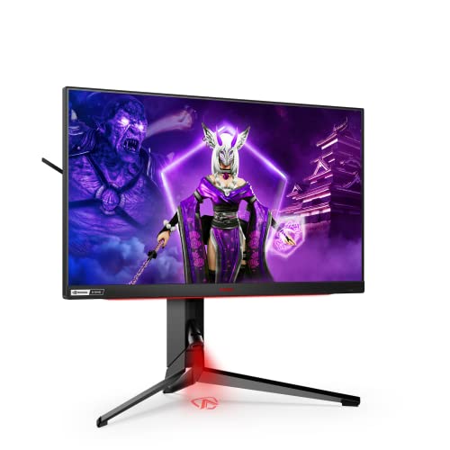 AOC Agon PRO AG254FG 25" Tournament Gaming Monitor, FHD 1920x1080, 360Hz, 1ms, DisplayHDR 400, G-SYNC + Reflex, Console Ready, Light FX, Low Input Lag, Height-Adjustable