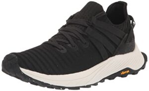 merrell embark lace black/white 9.5 w