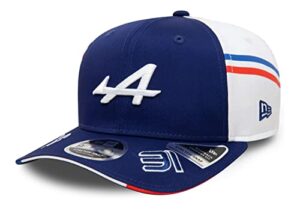 alpine racing f1 new era 9fifty 2022 esteban ocon team hat blue