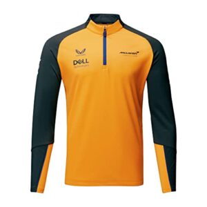 mclaren f1 men's 2022 team quarter zip midlayer jacket (s)