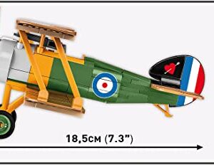 COBI Historical Collection Great War Sopwith F.1 Camel Plane, Multicolor, 175 pieces