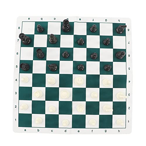 Roll Up Chess Board Set, Light Increase Feelings Travel Chess Set for Travel for Picnic(Wang Gao 95MM),Chess, Leisure Sports